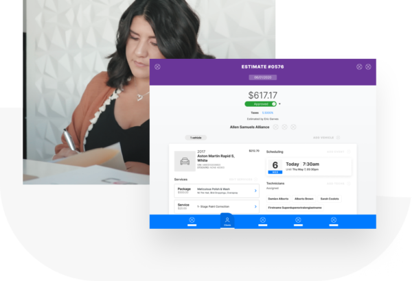 Workflow Features in the Mobile Tech RX App for Auto Recon & Detailing