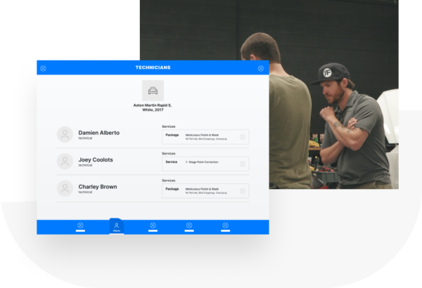 Workflow Features in the Mobile Tech RX App for Auto Recon & Detailing